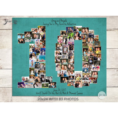 10th Anniversary Photo Collage all-productsphoto-collage ...